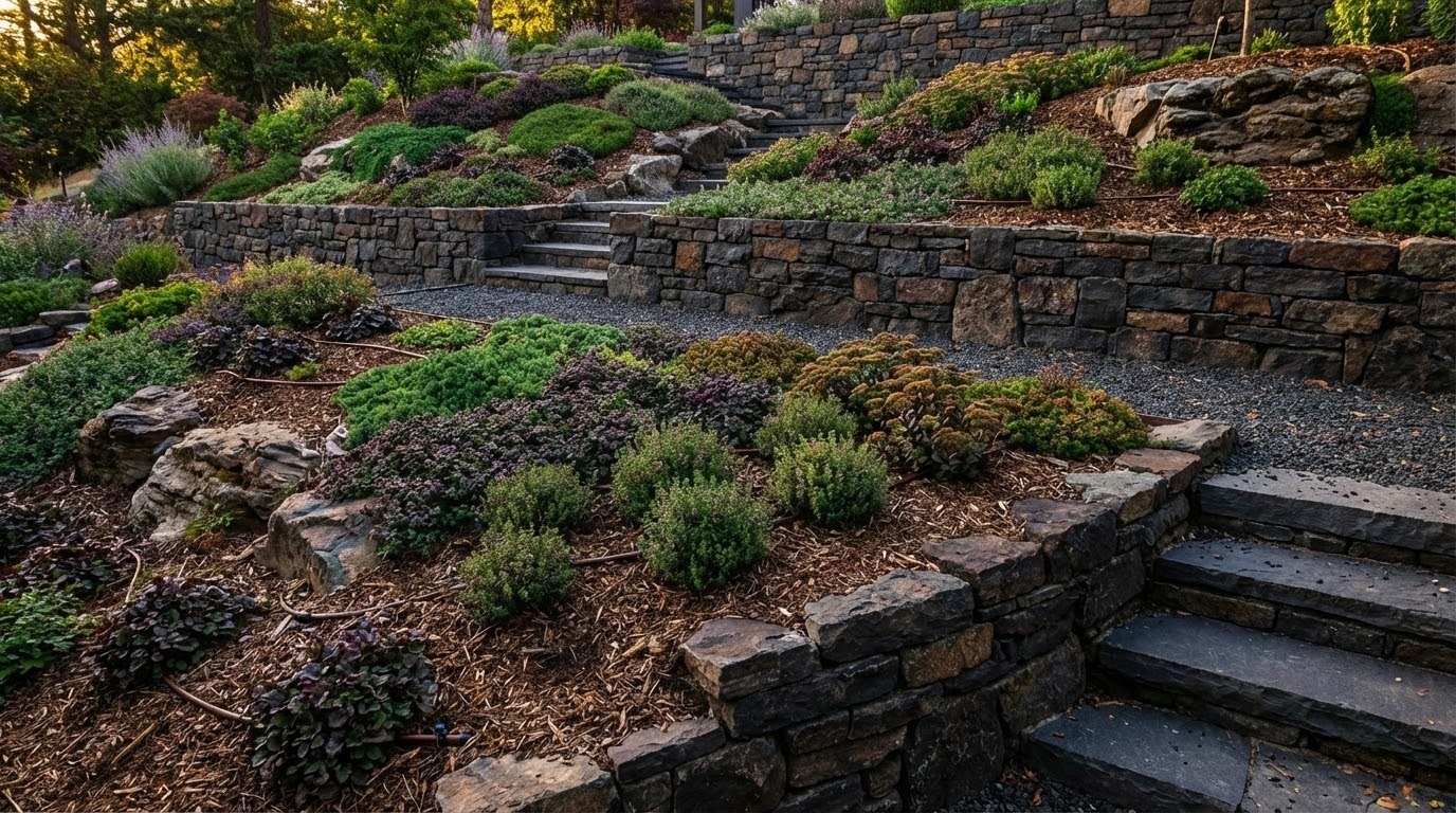 Astuces ingénieuses pour aménager un talus ou une pente de jardin sans ...